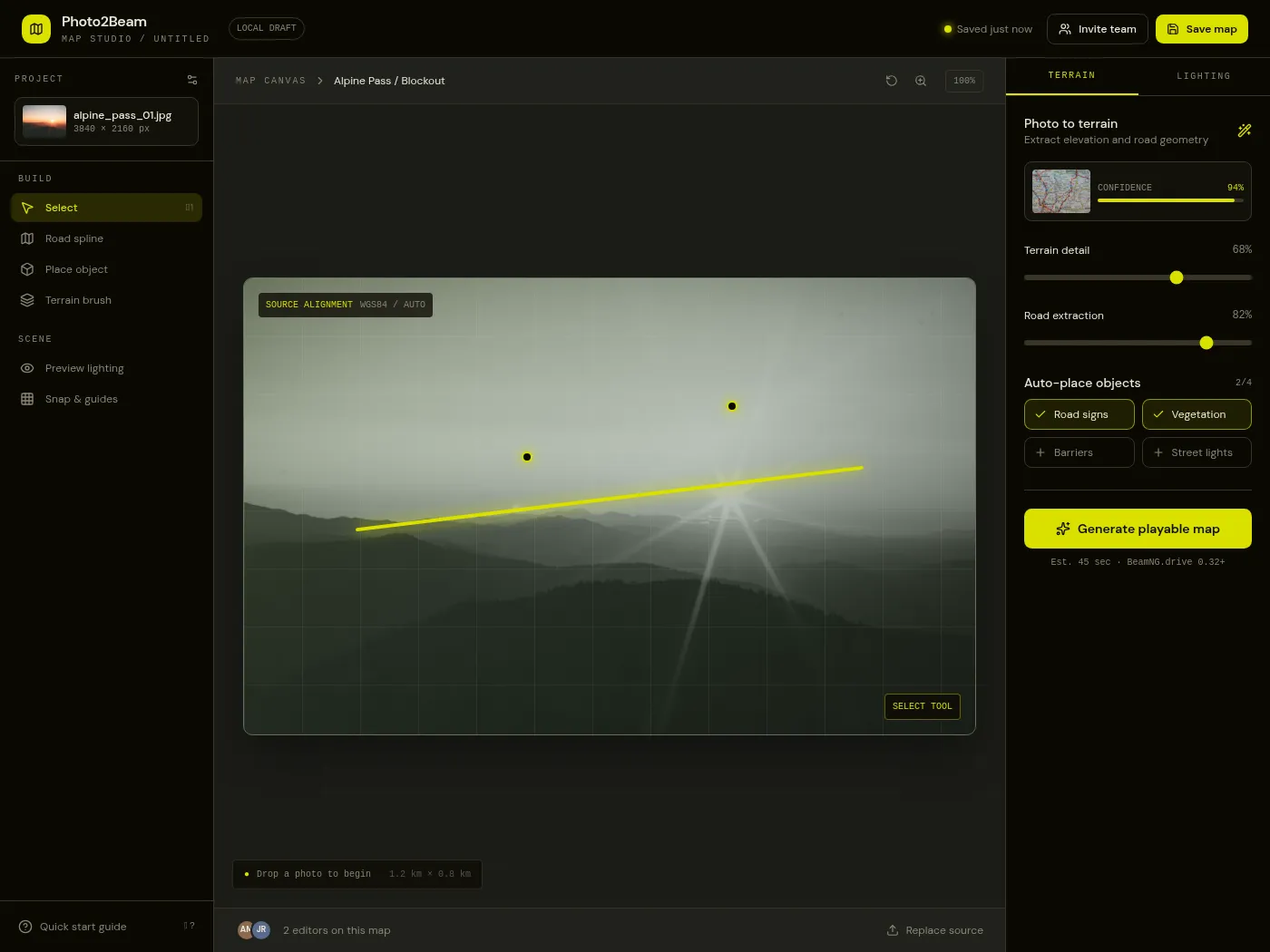 Photo2BeamNG Maps