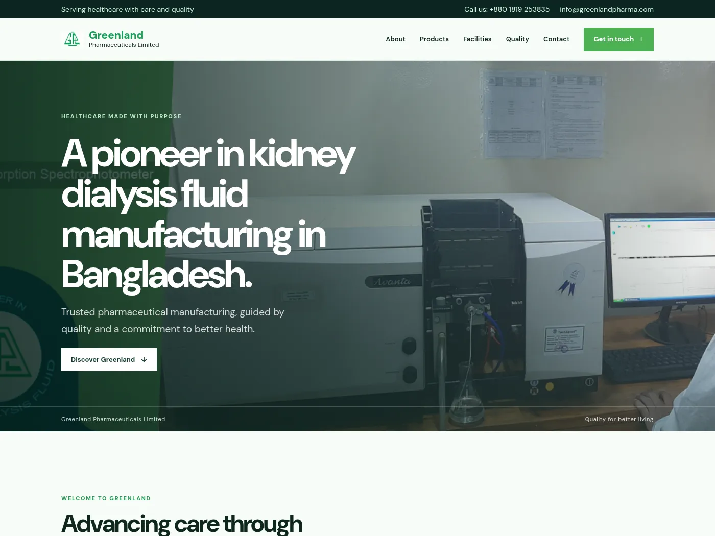 Greenland Pharma Static Site