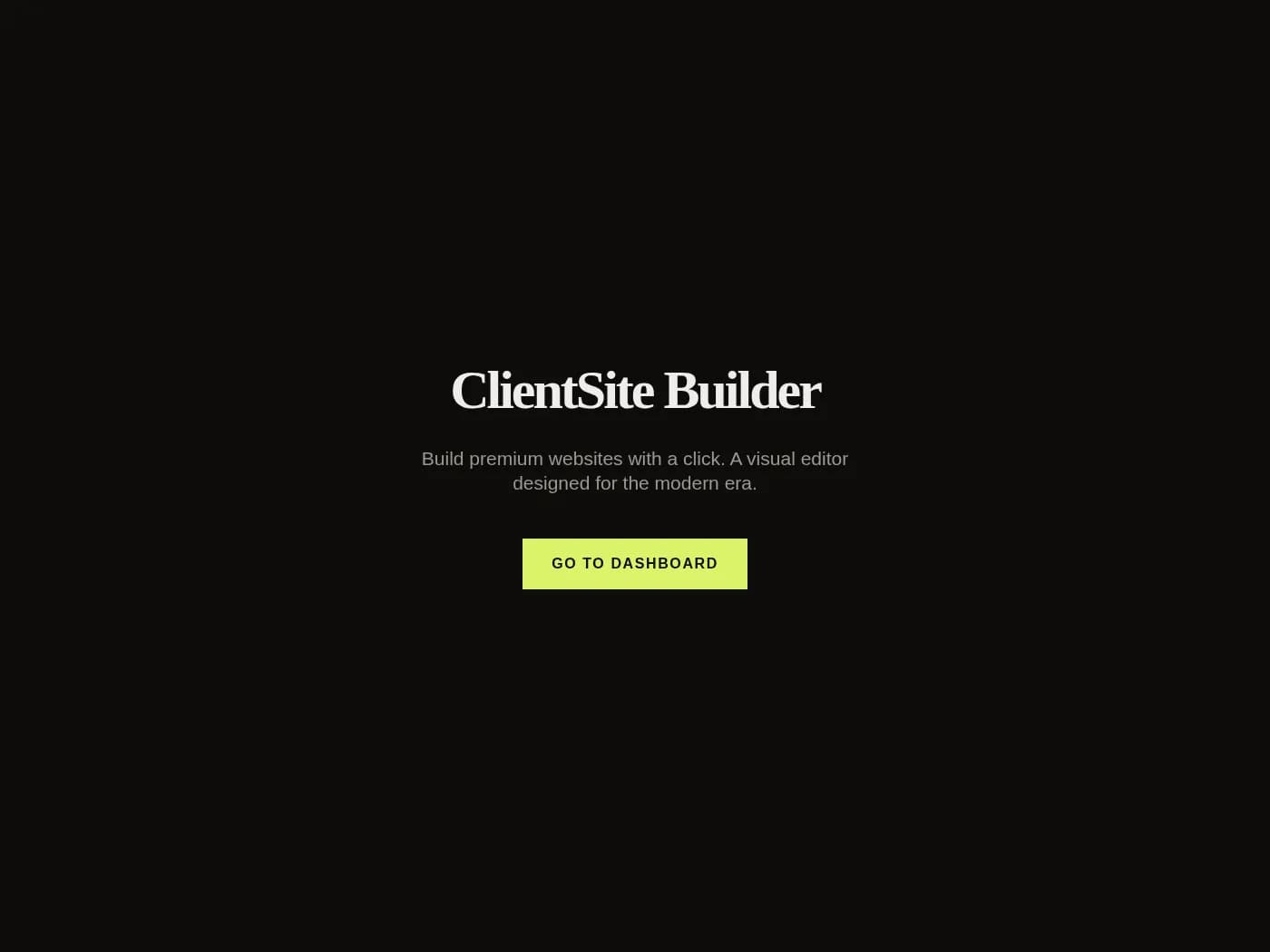 ClientSite Builder