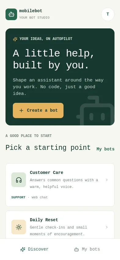 MobileBot Creator