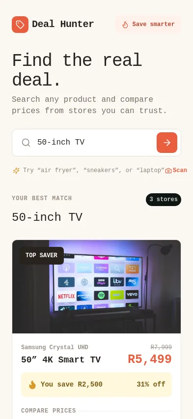 Deal Hunter App