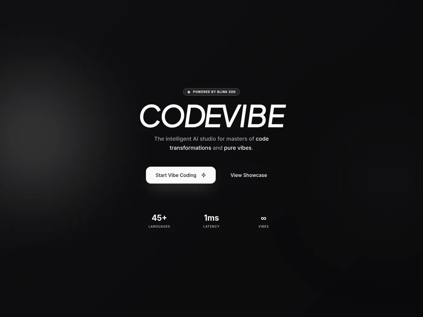 CodeVibe AI Studio