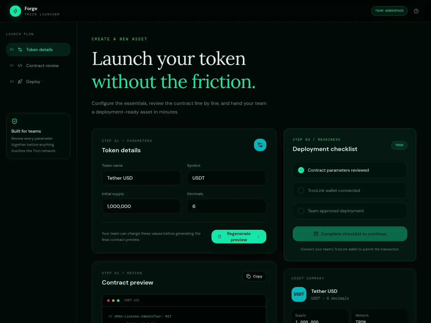 Tron Token Maker