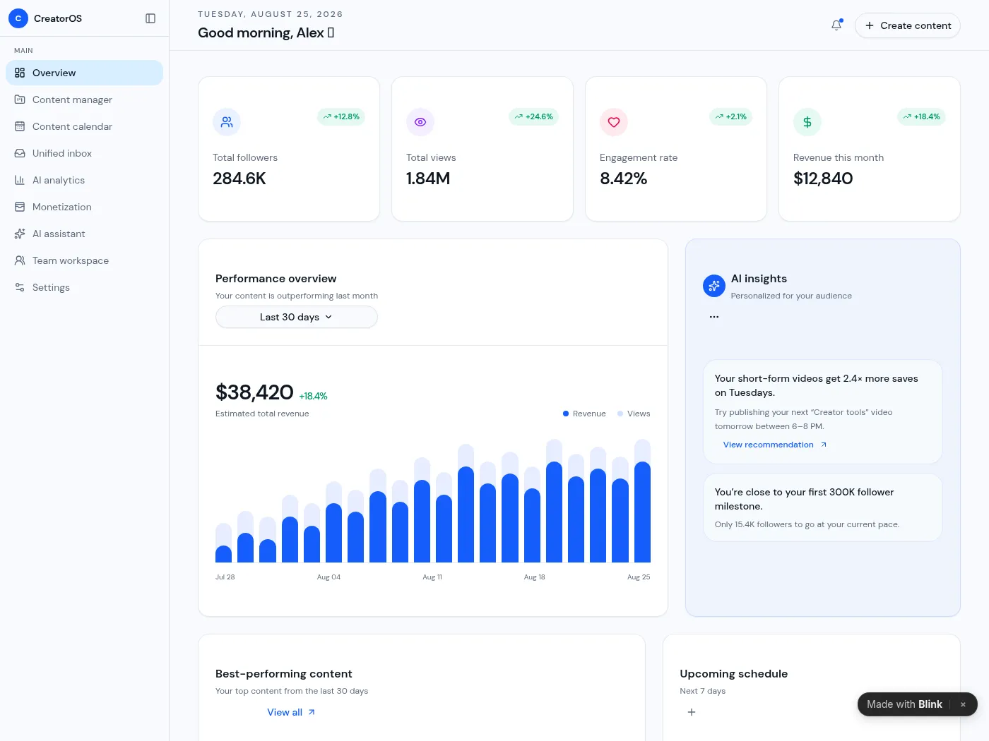 CreatorOS Platform