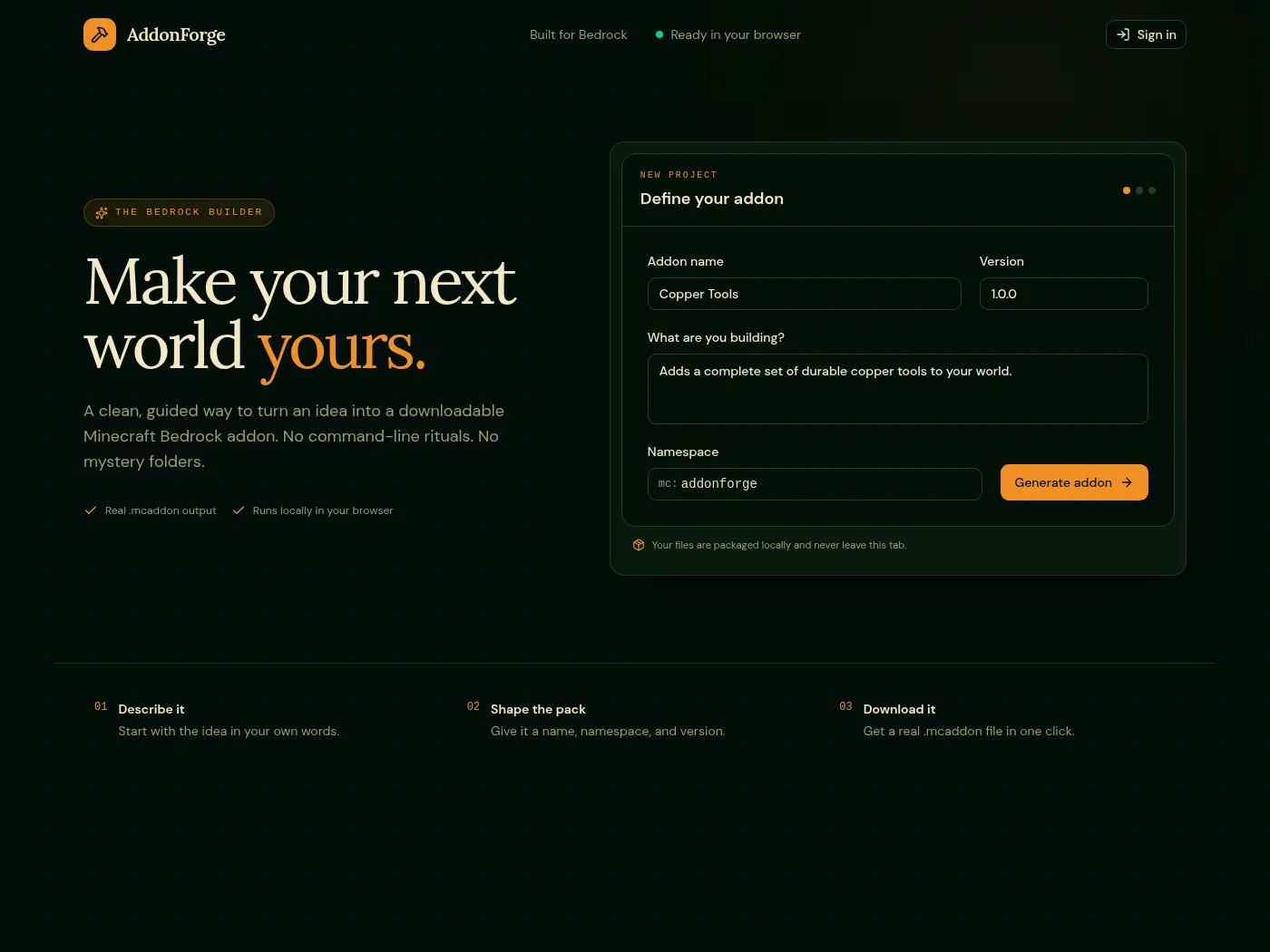 AddonForge
