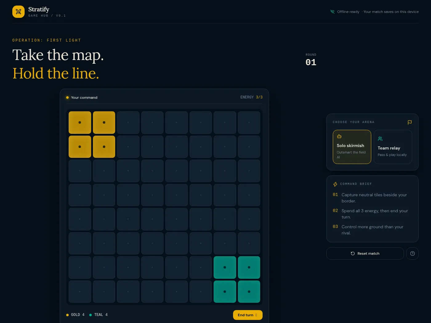 Stratify Game Hub