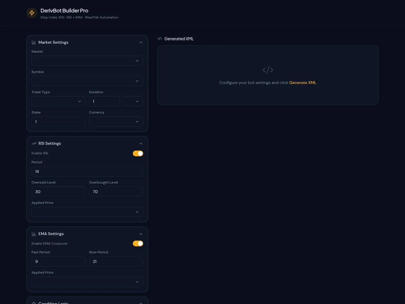 DerivBot Builder Pro