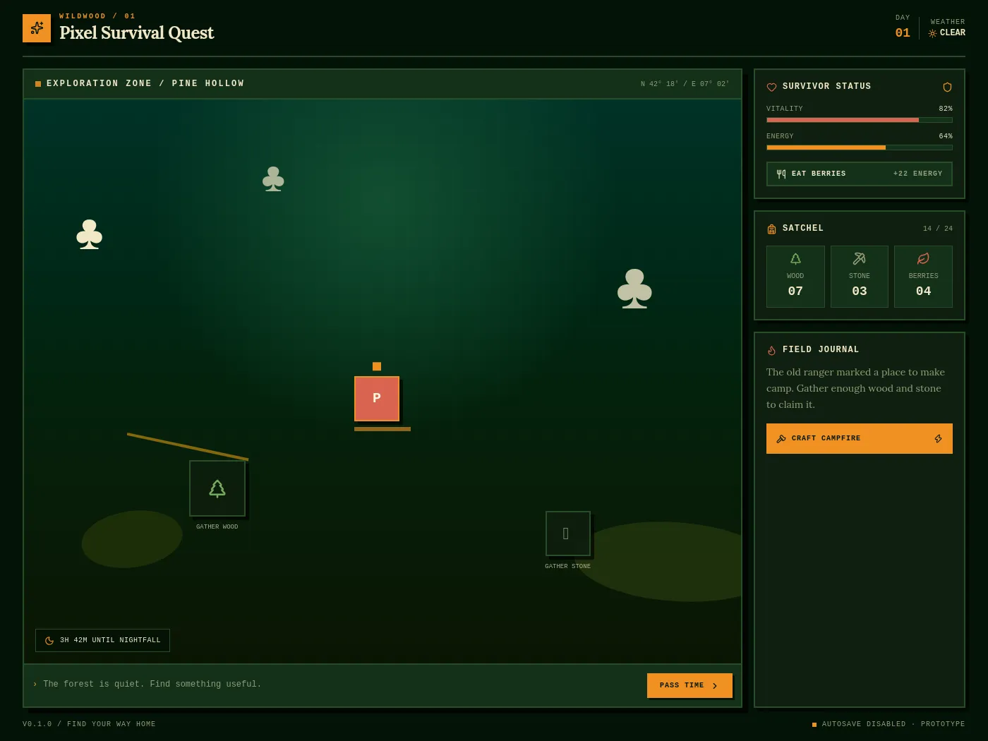 Pixel Survival Quest