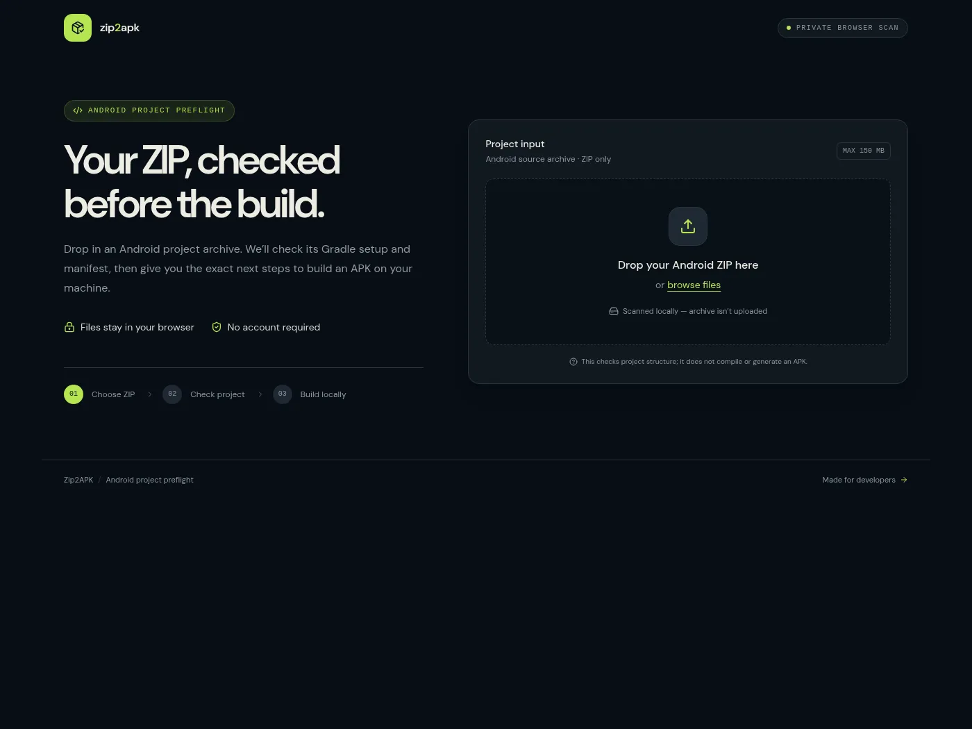 Zip2APK Converter