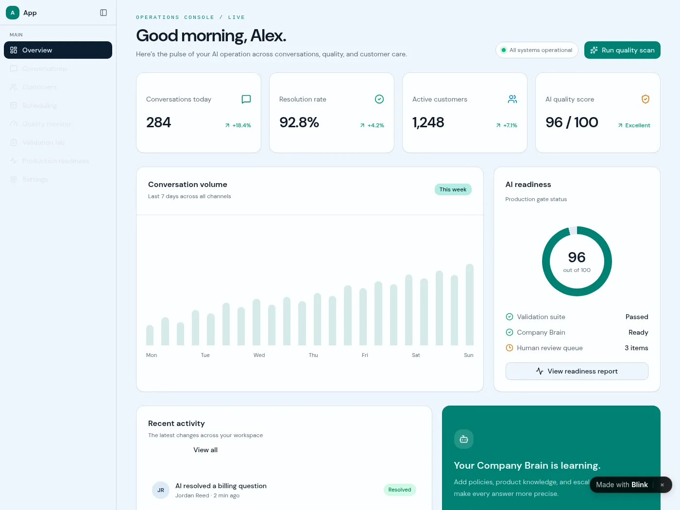 Mother Ship SaaS Console