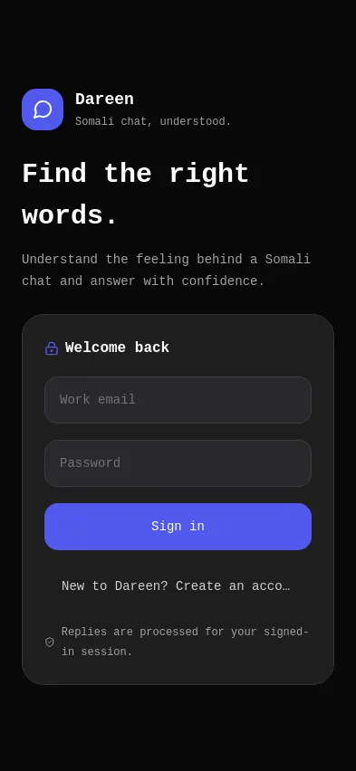 Somali AI Chat Helper