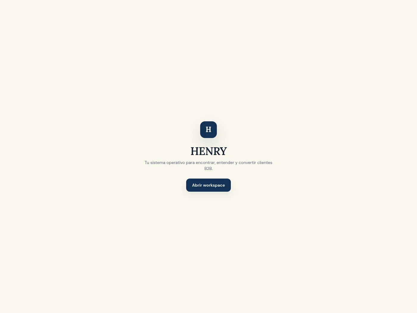 HENRY B2B CRM