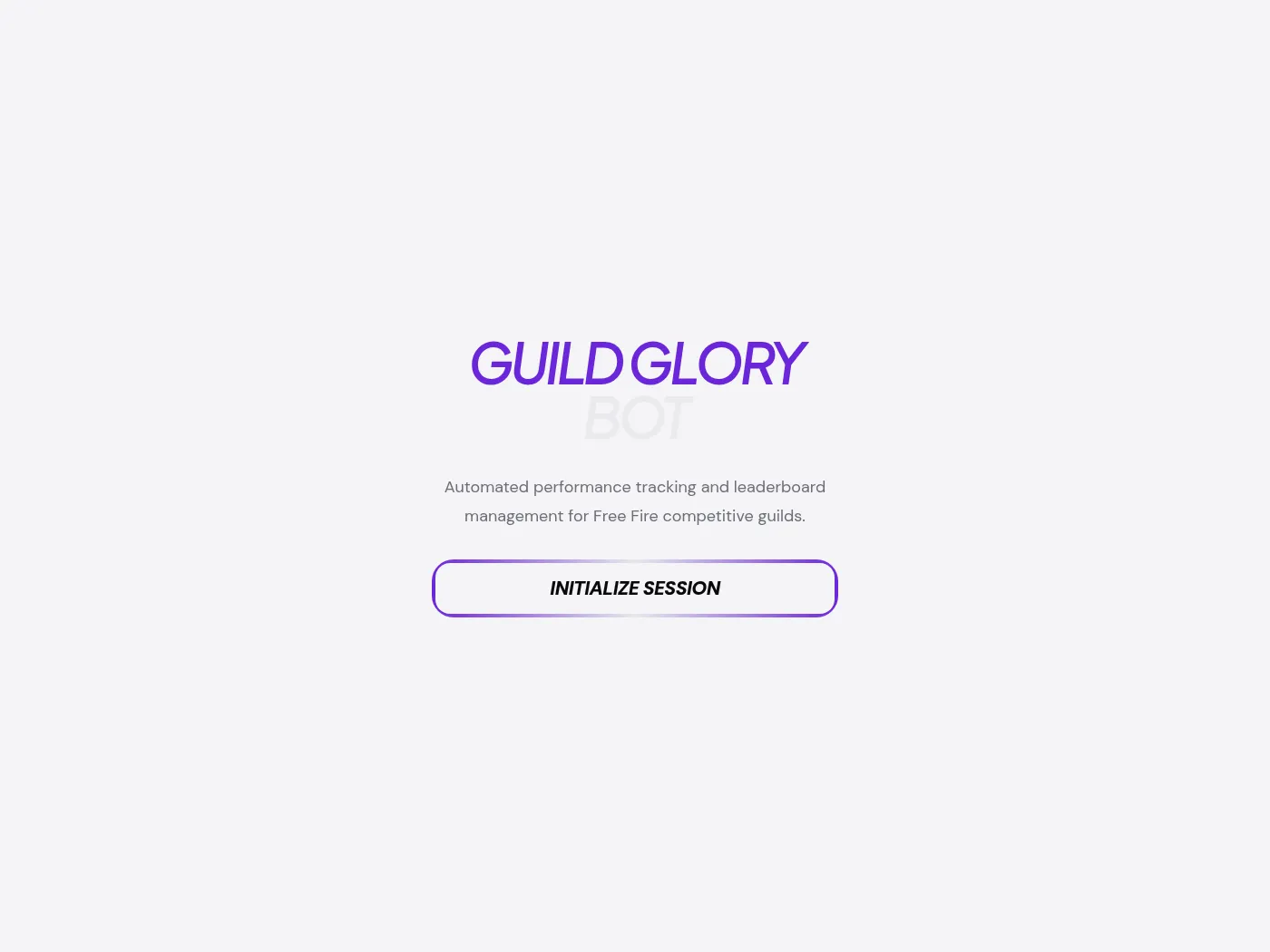 Guild Glory Tracker