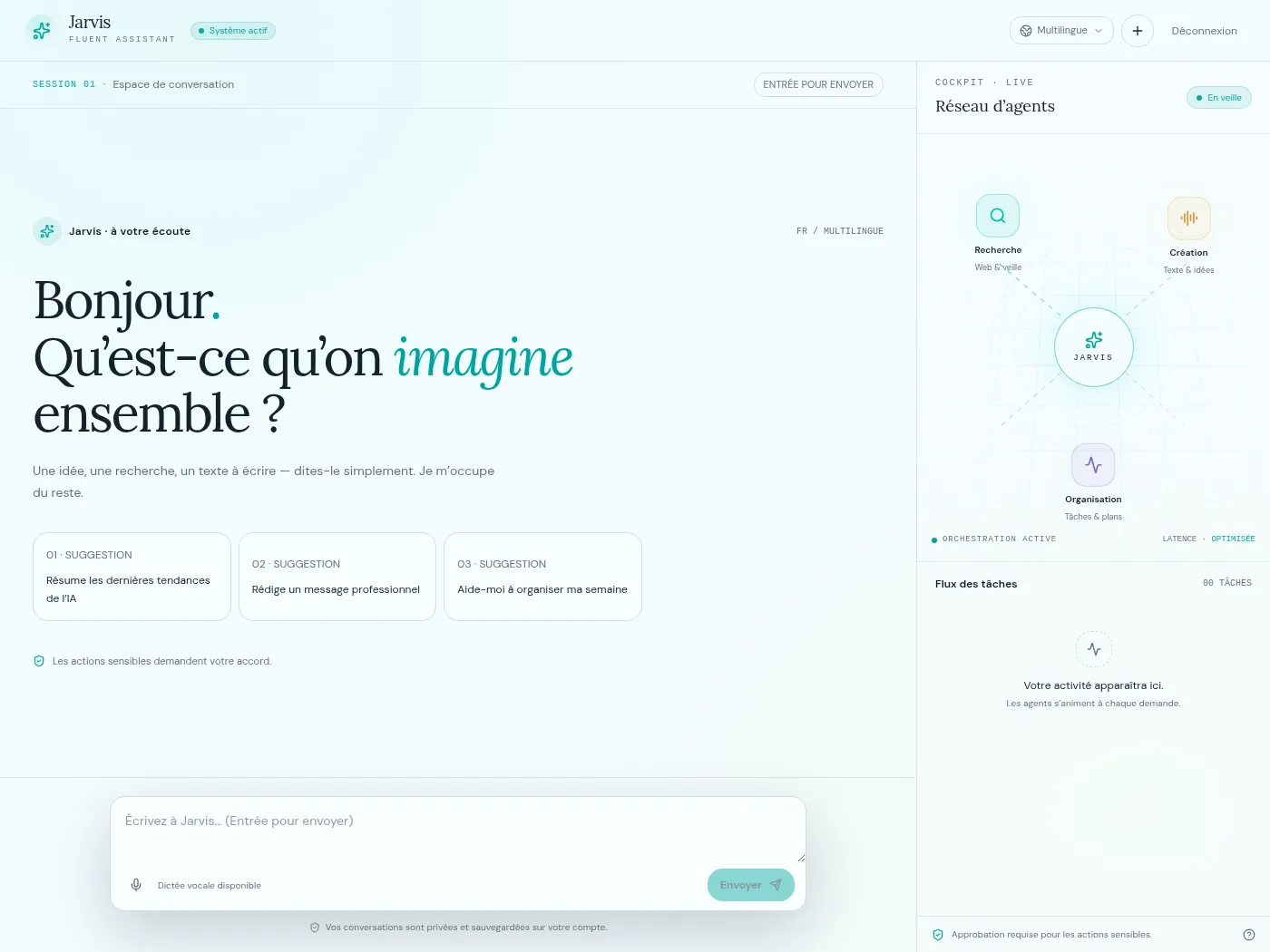 Jarvis Fluent Assistant