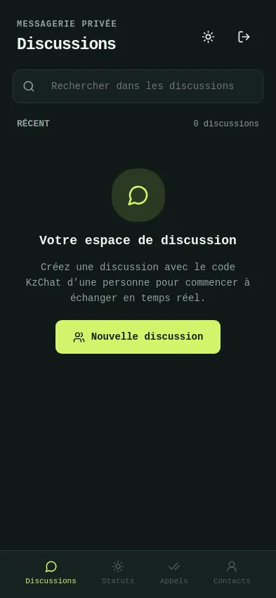 KzChat Modern Messenger