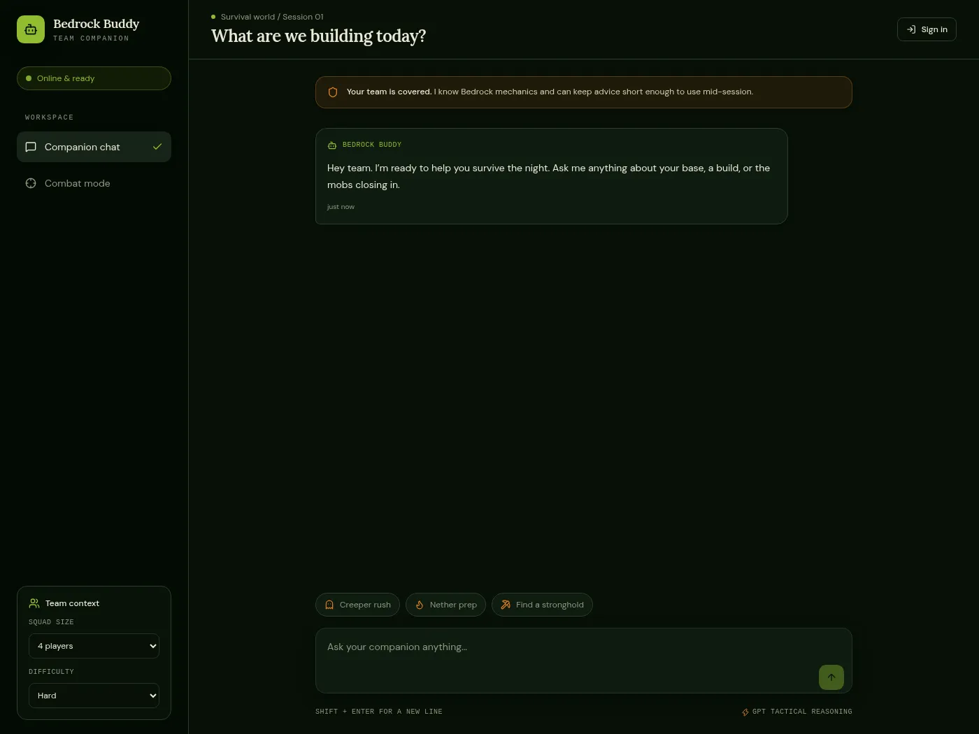 AI Minecraft Companion