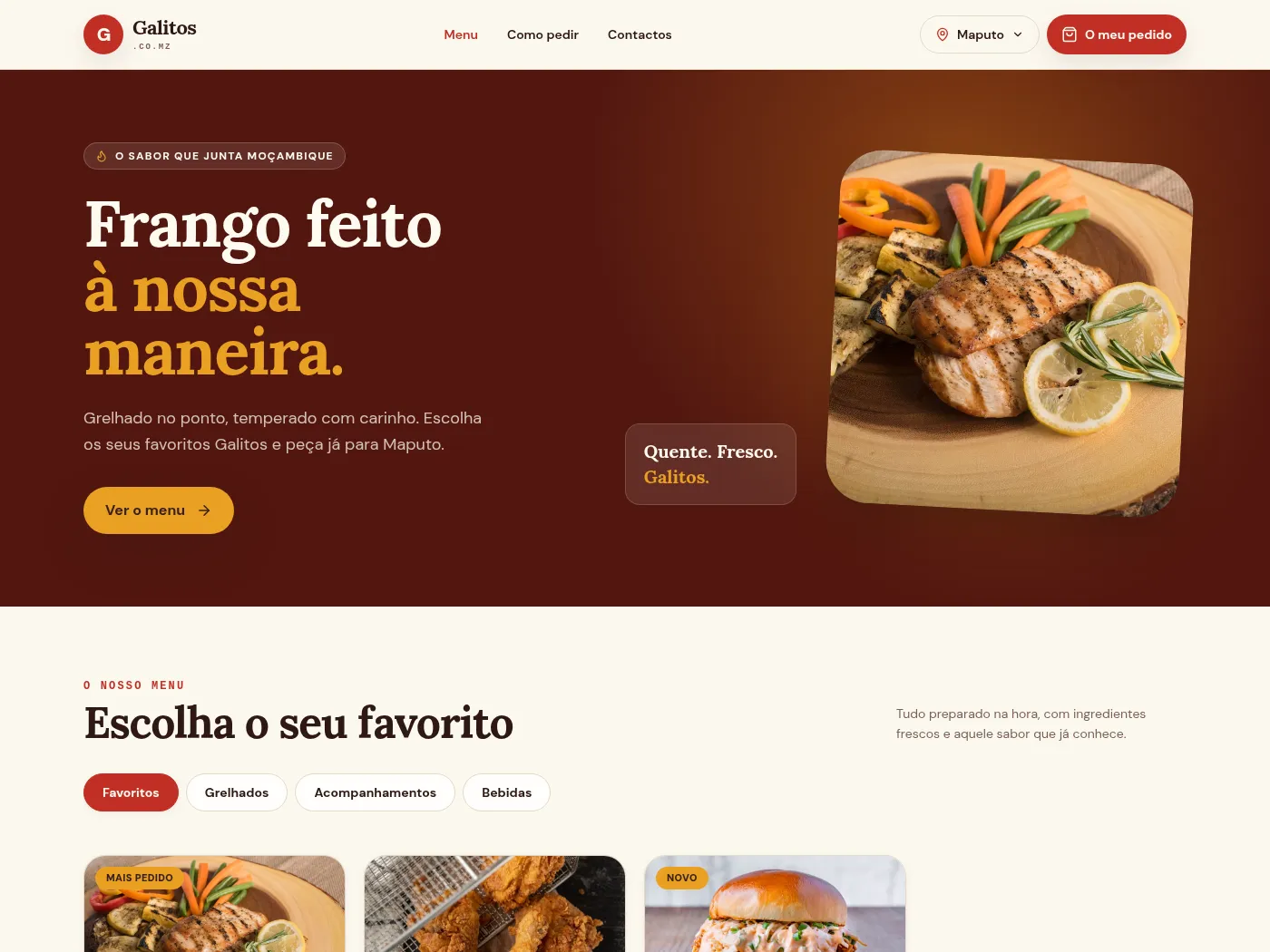 Galitos Ordering Site