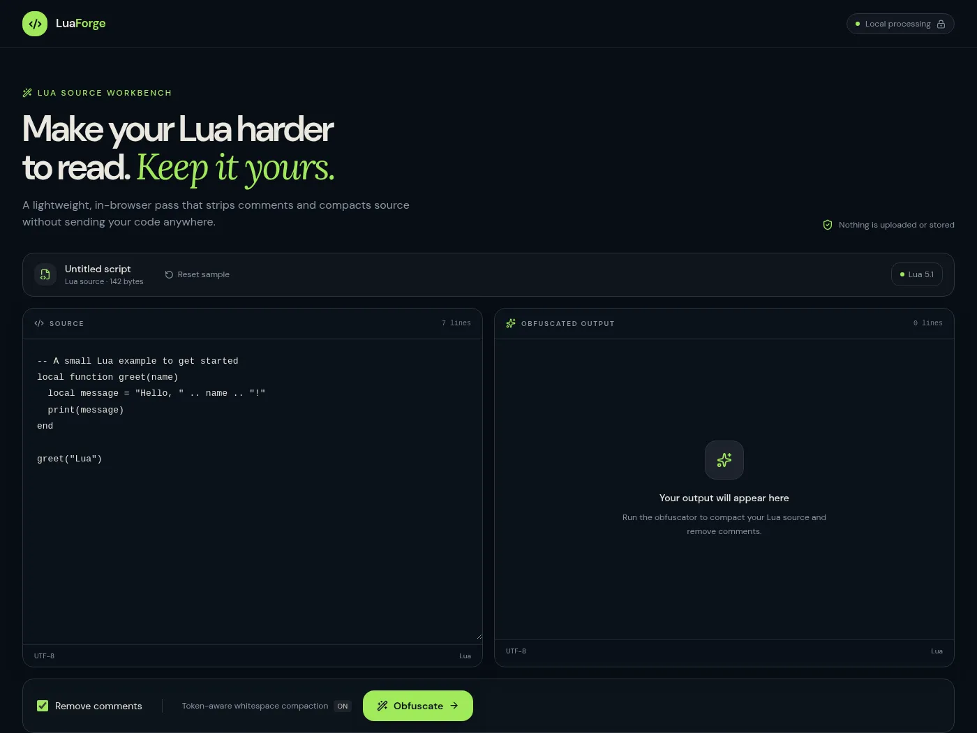 Lua Obfuscator Portal