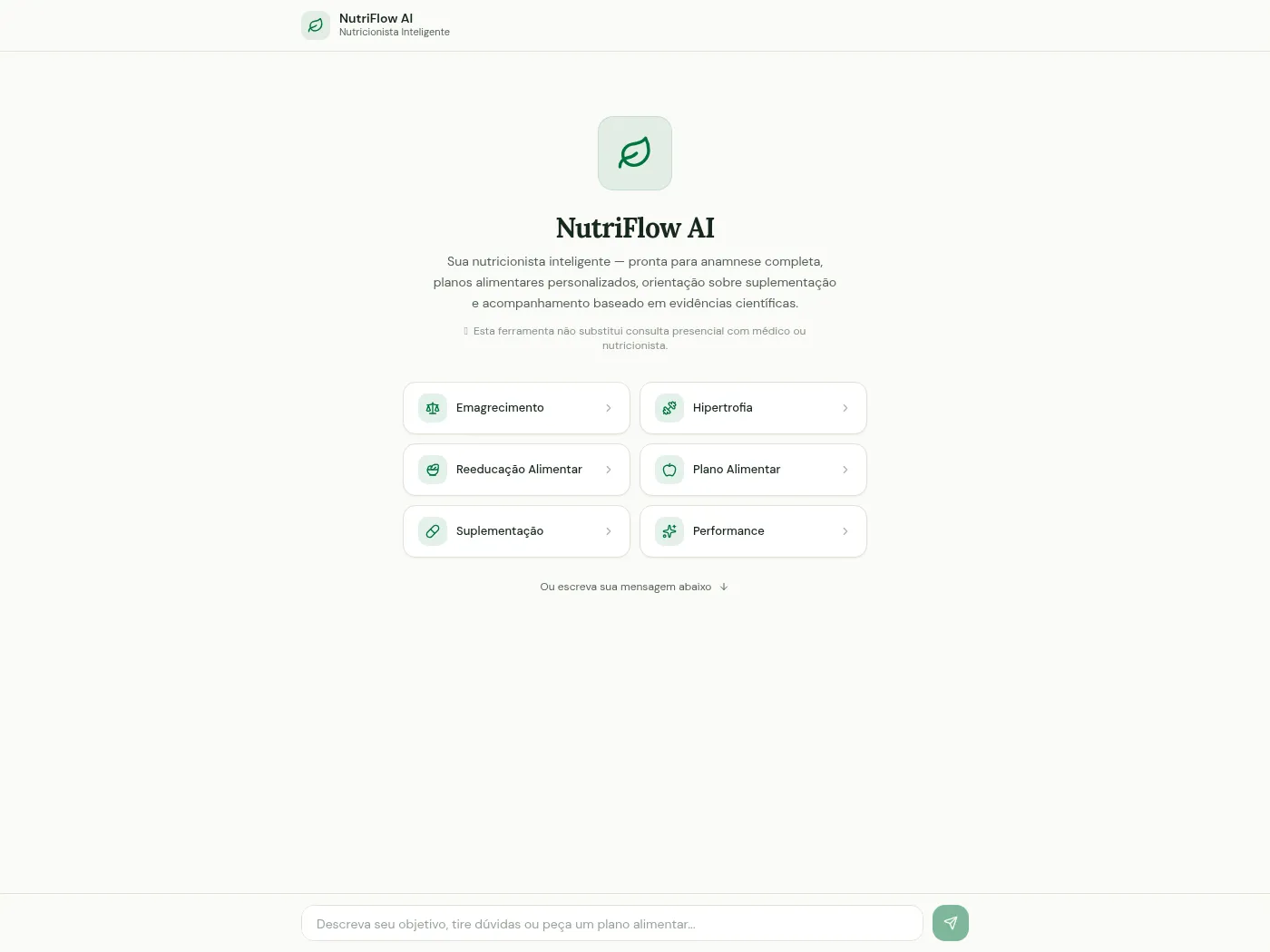NutriFlow AI Expert