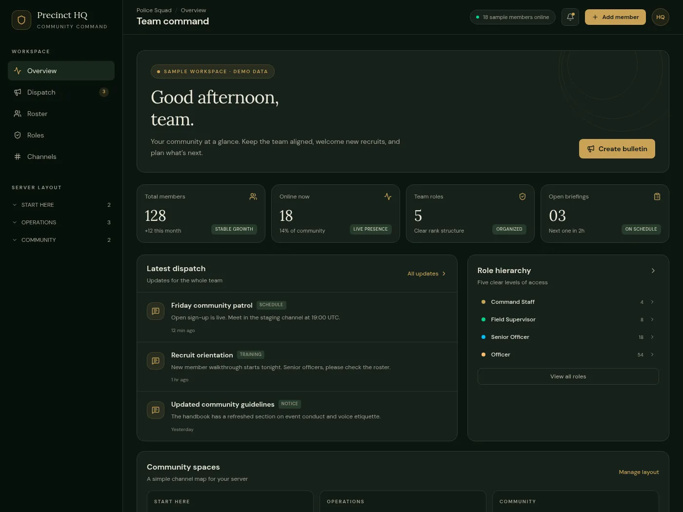 Police Squad Discord Hub