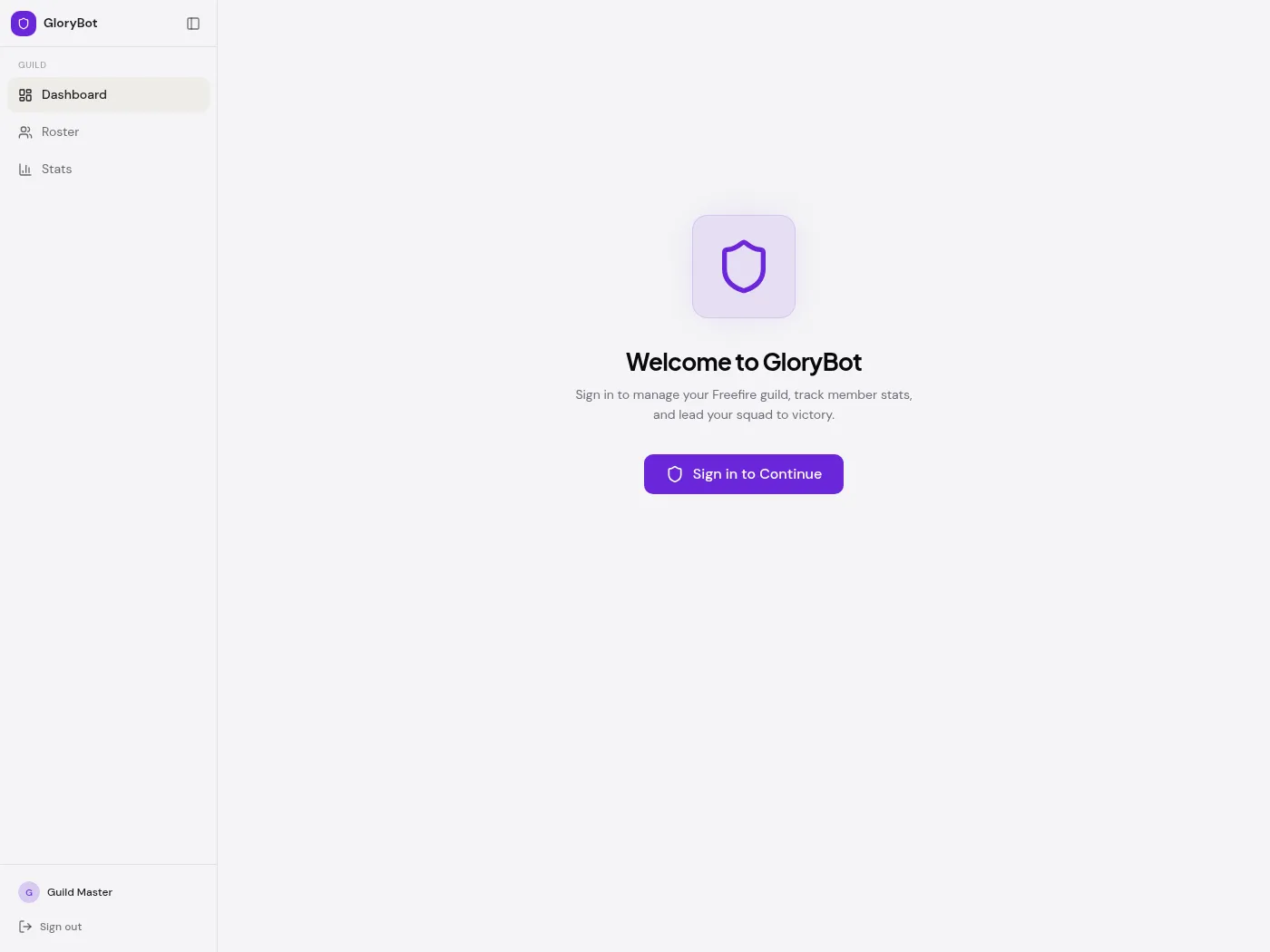 GloryBot Guild Manager