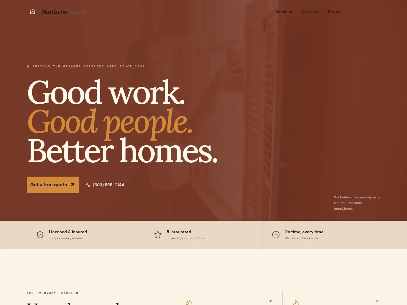 HomePro Service Website