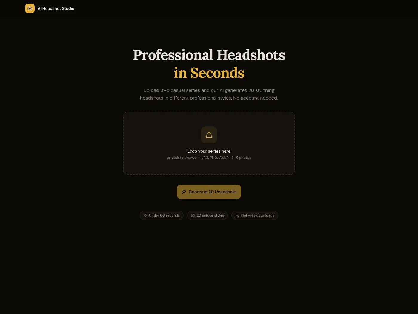 AI Headshot Studio