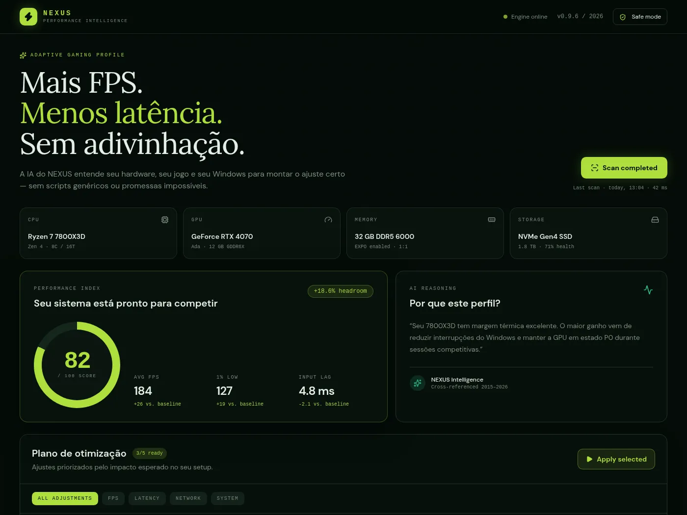 Game FPS Optimizer AI
