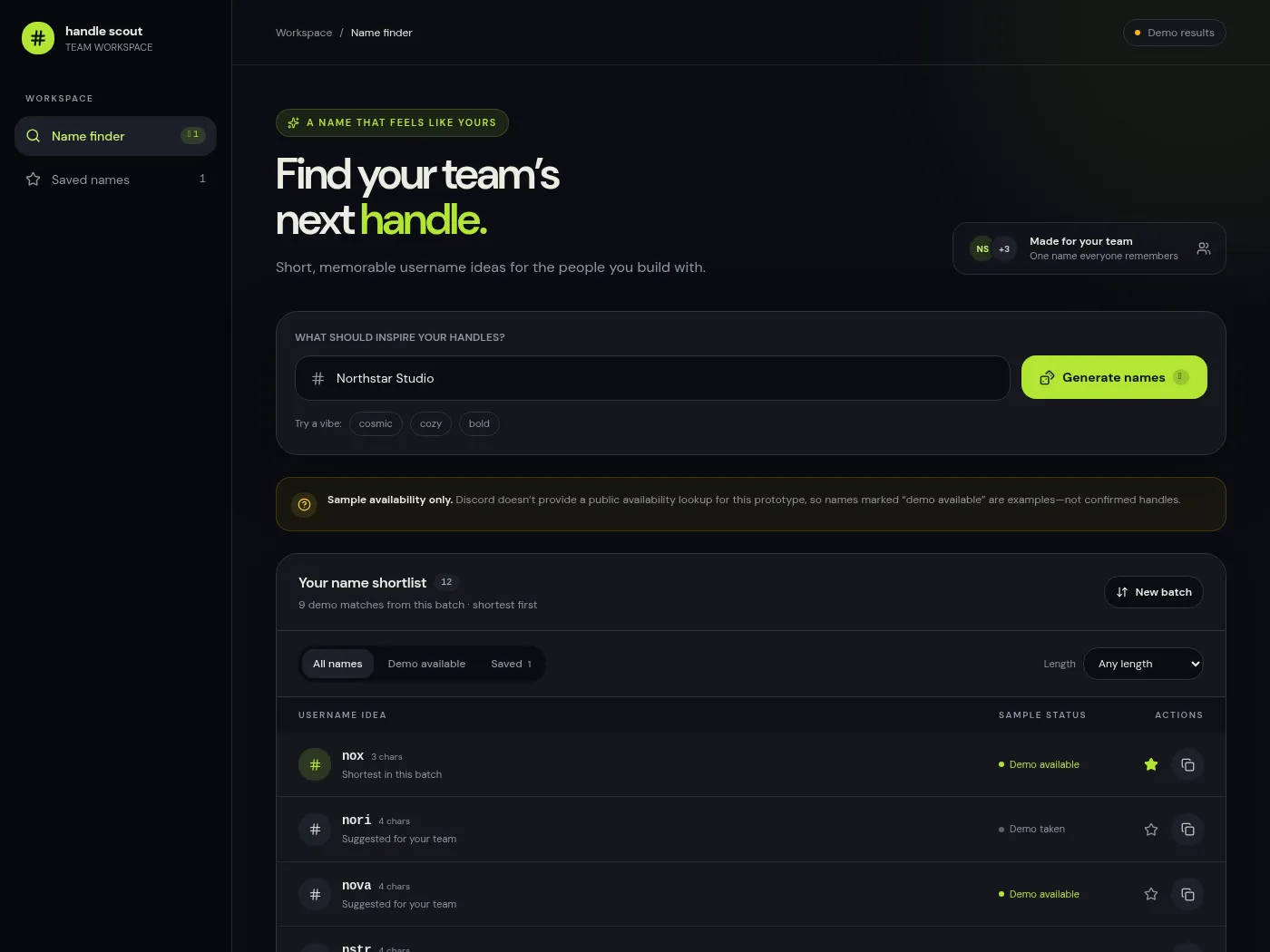 Discord Handle Hunter