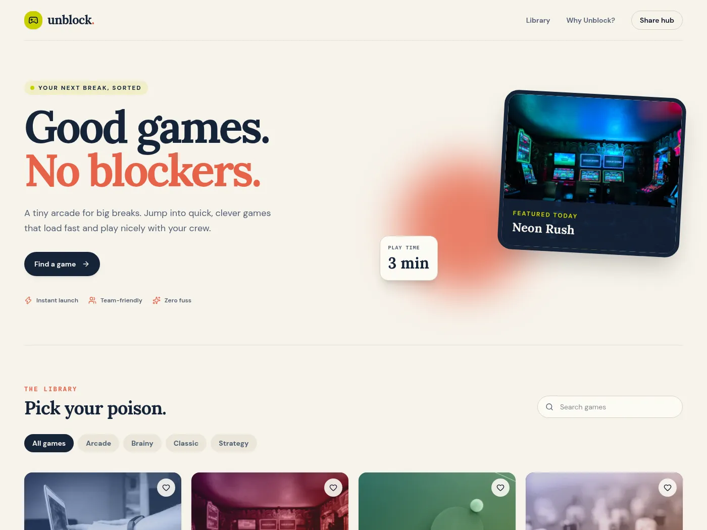 Unblock Games Hub