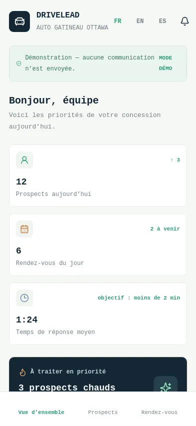 DriveLead Mobile CRM
