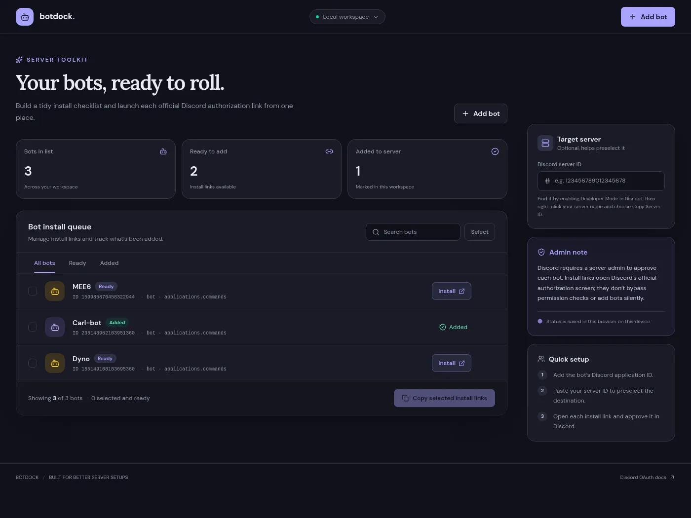 Discord Bot Joiner