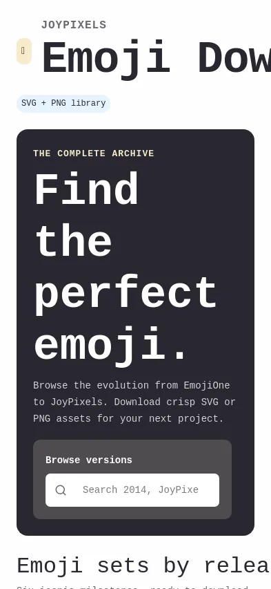JoyPixels Emoji Downloader