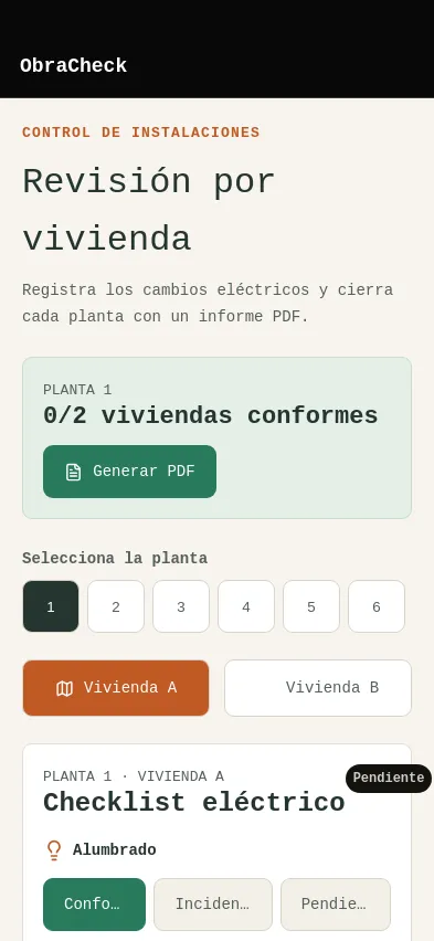 ObraCheck App