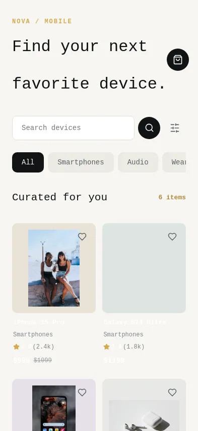 Mobile Shop App