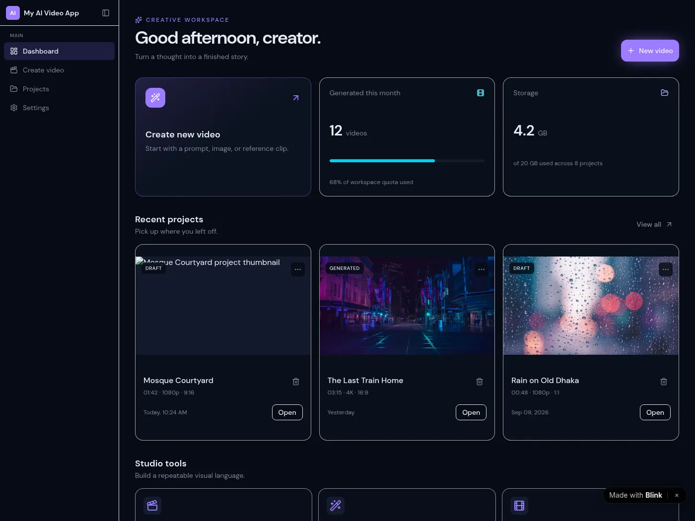 My AI Video Studio