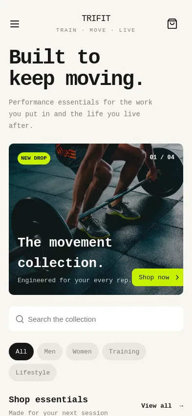 TriFit Gym Mobile App