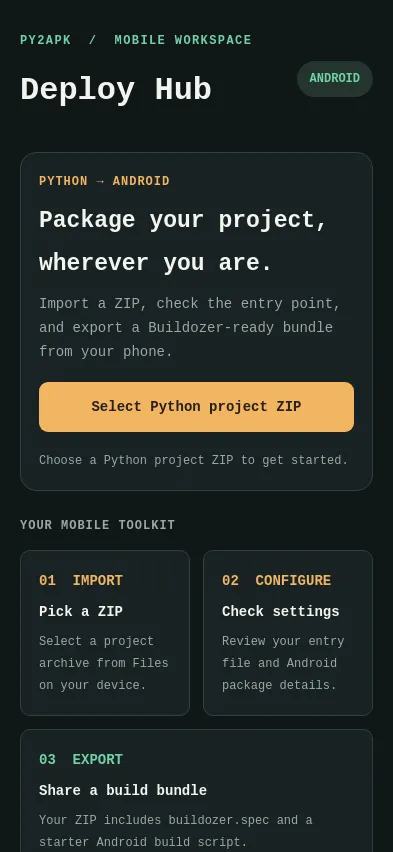 ProjectClone Mobile