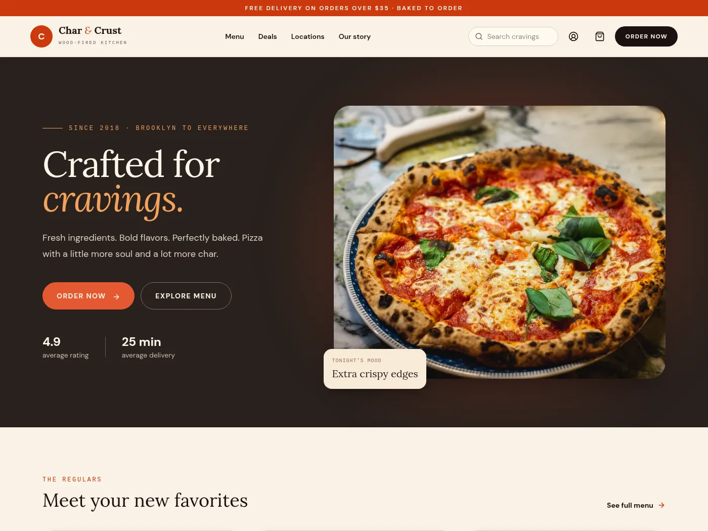 Char & Crust Pizza