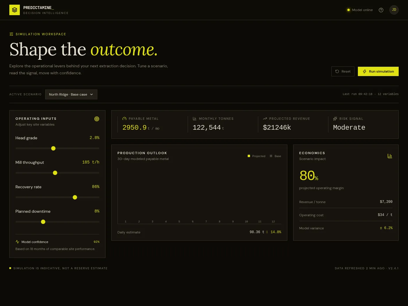 PredictaMine Robot