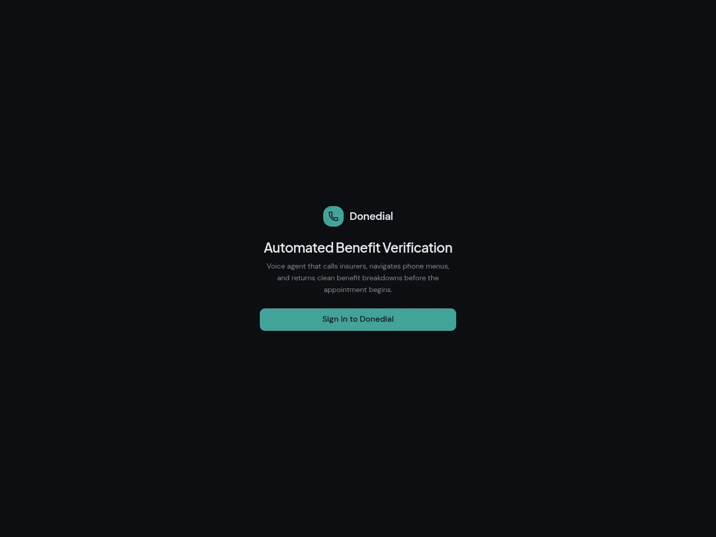 Donedial Benefit AI