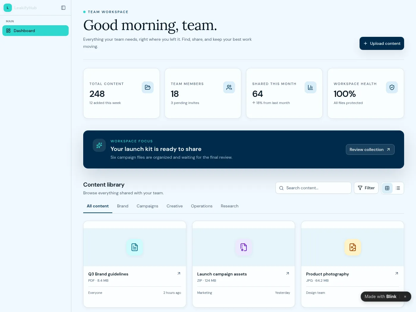 LeakifyHub Portal