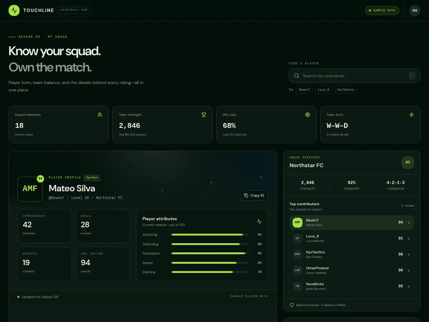 eFootball Stats Hub