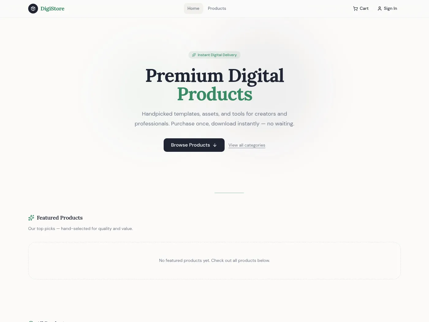 Digital Goods Marketplace
