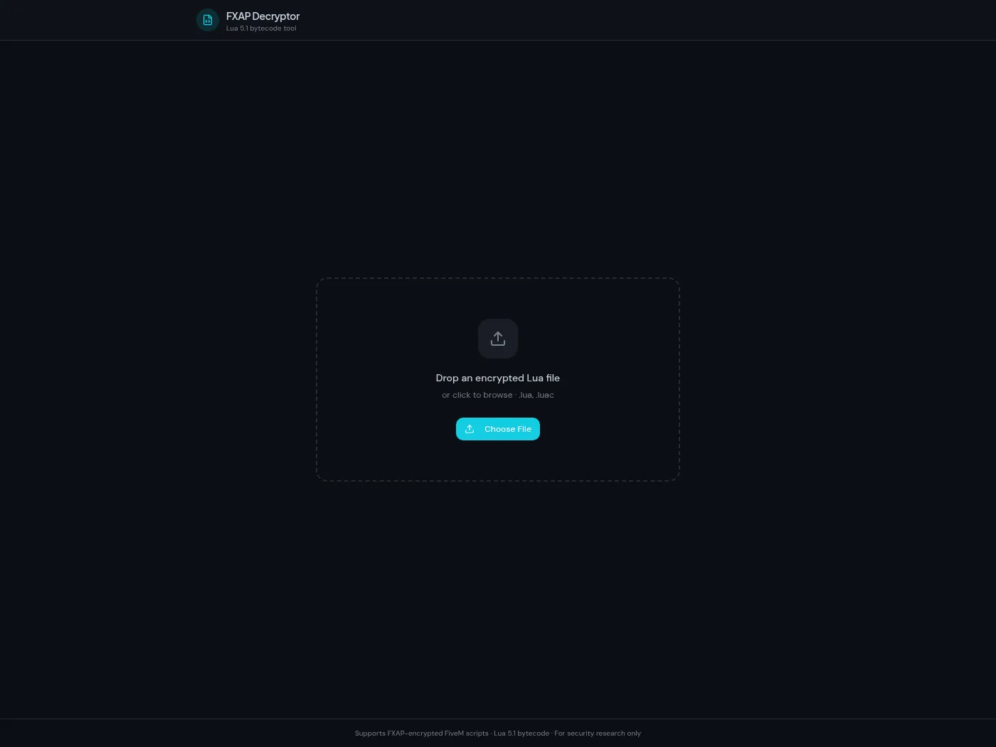FXAP Lua Decryptor