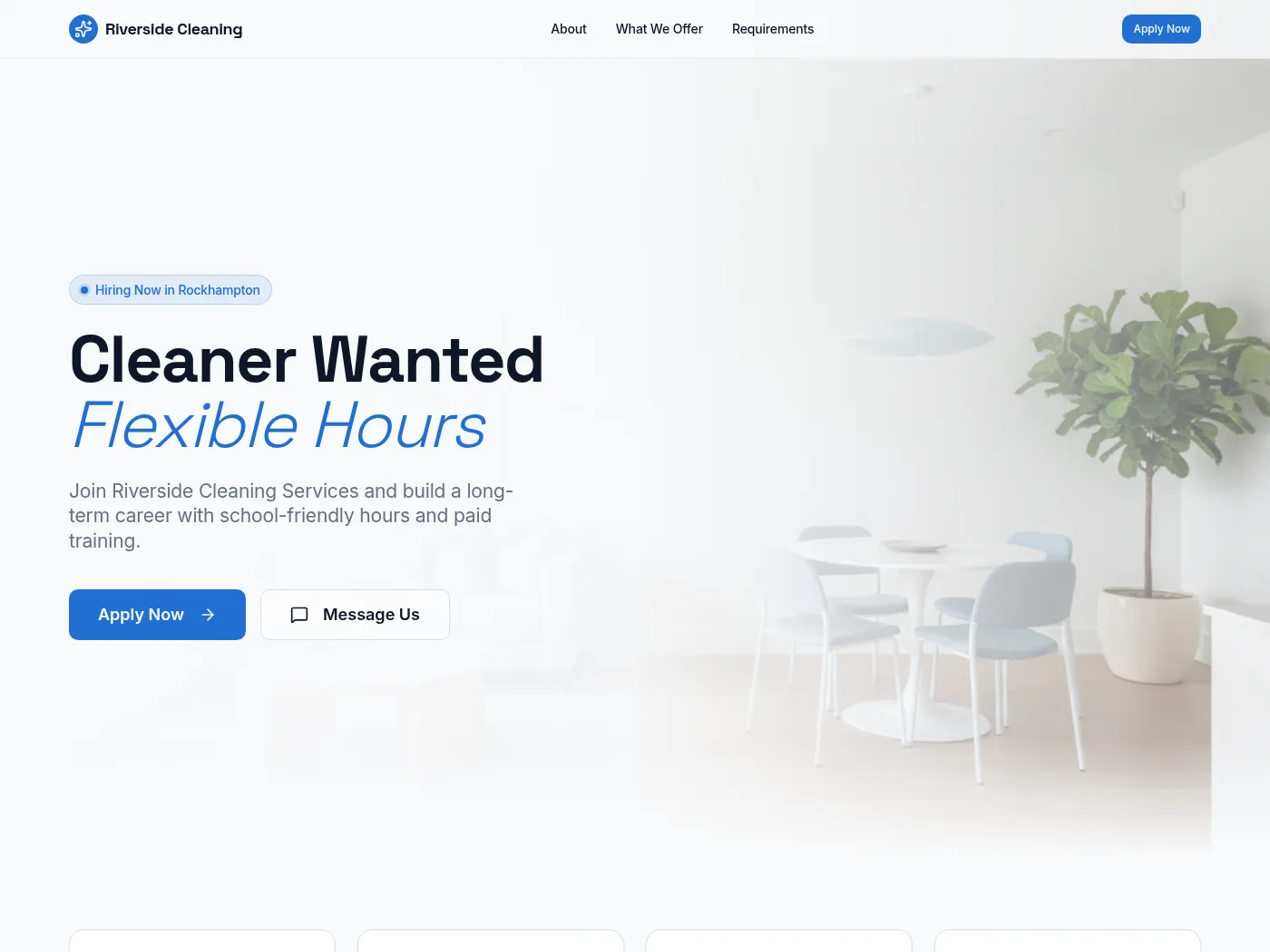 Riverside Cleaning Careers