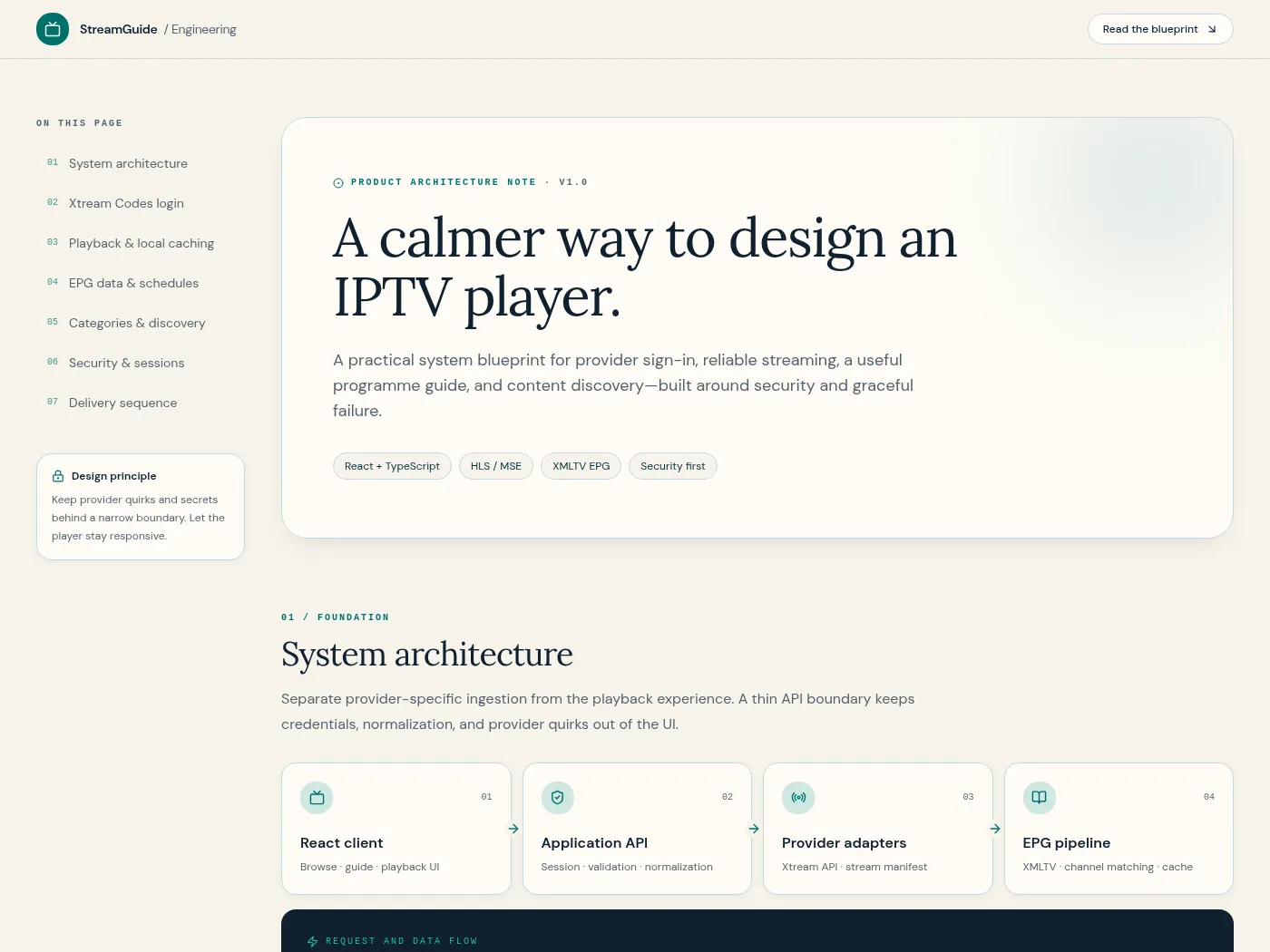 StreamGuide IPTV Planner