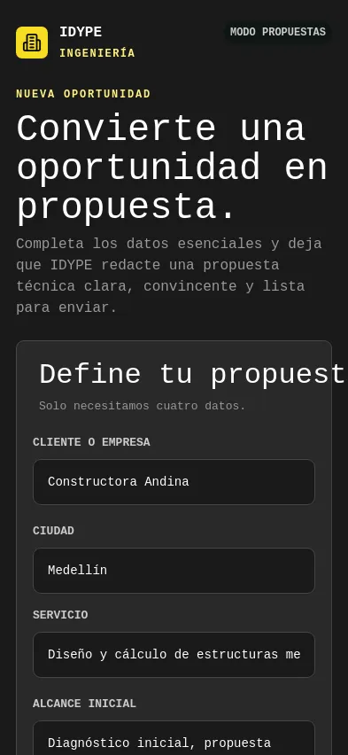 IDYPE Ingeniería Connect