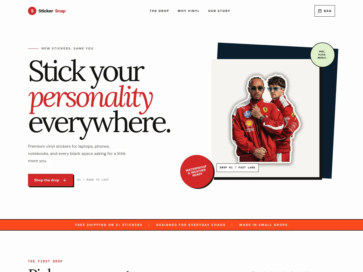 StickerSnap Website