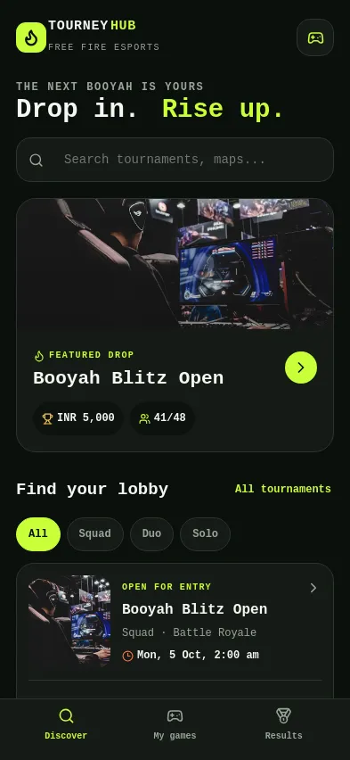 FreeFire TourneyHub